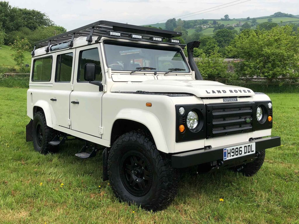 Defender 110 CSW Roof Rack Alpine White | Classic 4x4