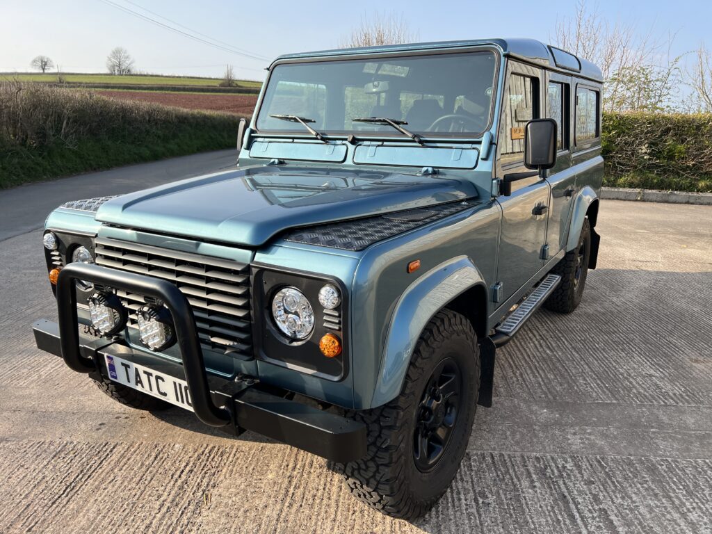 Land Rover Defender 110 CSW Buckingham Blue for Sale | TATC