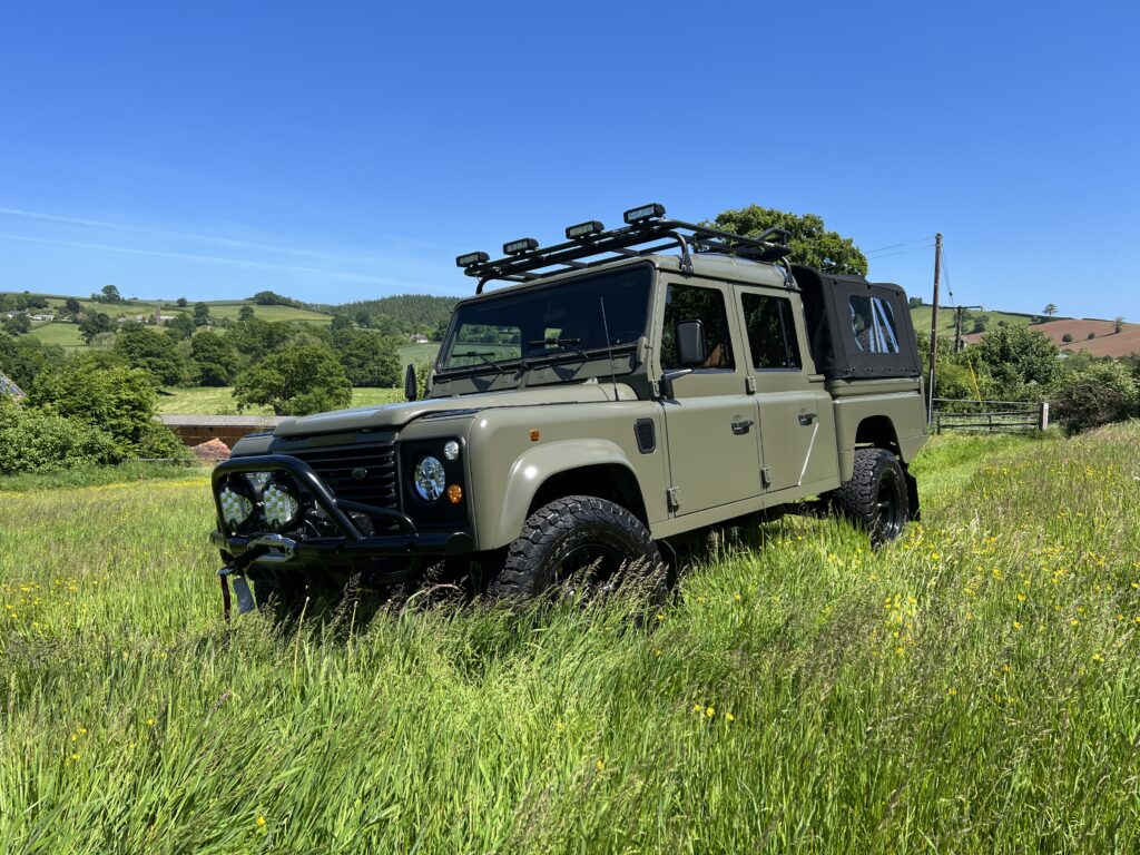 Land Rover Defender 130 Satin Green | Double Cab Classic For Sale