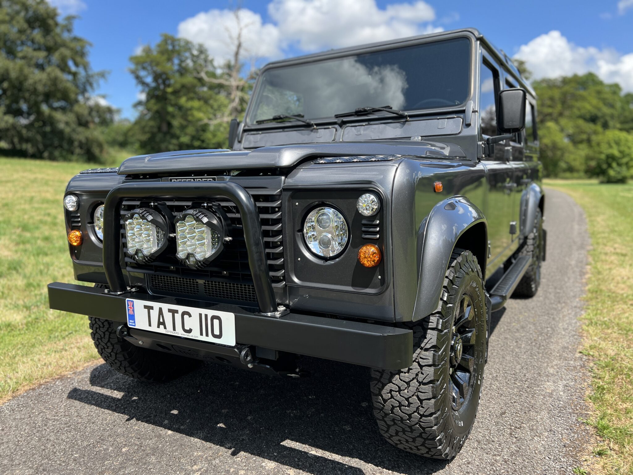 Defender 110 Grey For Sale | Classic Land Rover 4x4 USA