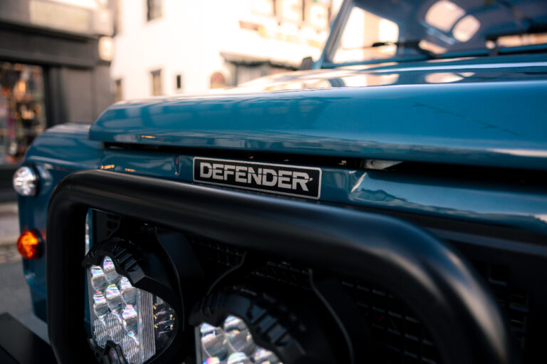 Defender 90 Tasman Blue | Classic Land Rover For Sale USA