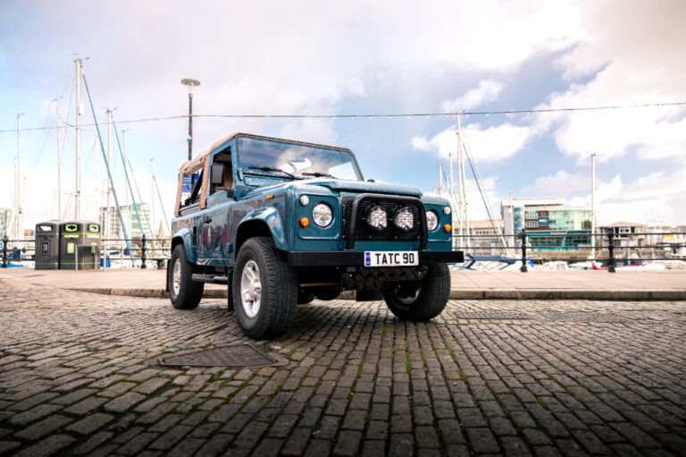 Defender 90 Tasman Blue | Classic Land Rover For Sale USA