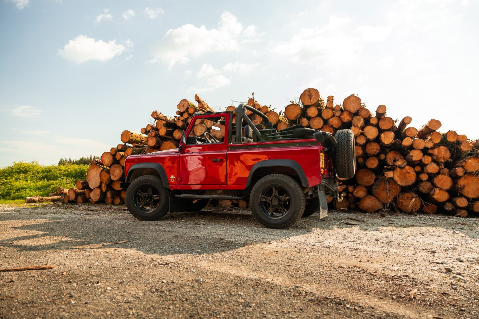 Land Rover Defender 90 Maroon | Classic 4x4 For Sale USA